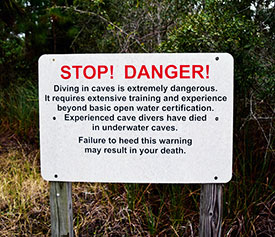Go No Farther Cave Diving Danger Video | SCUBA Diving in Florida Info ...